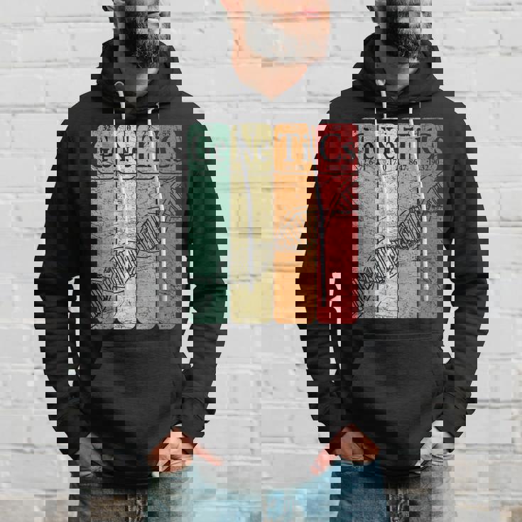 Dna Genetics Periodic Table Elements Biologist Retro Genetic Hoodie ...