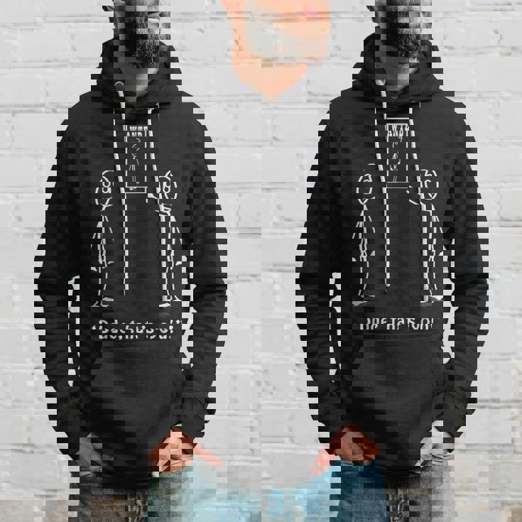 Dude That's You Stickman Costume Stick Figure Hoodie - Monsterry