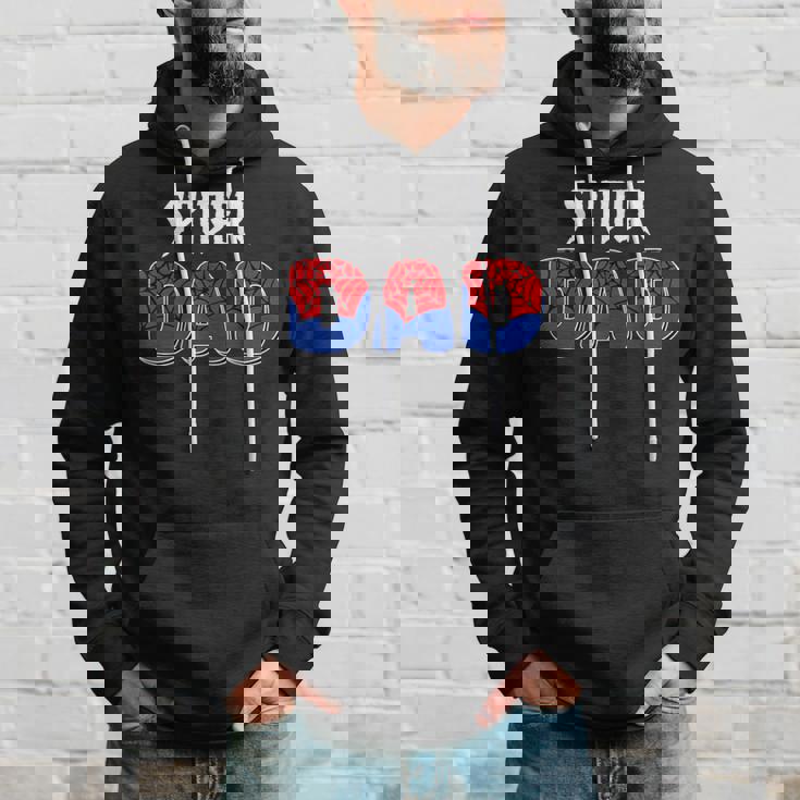 Spider Dad For Male Parents Spider Love Hoodie | Mazezy