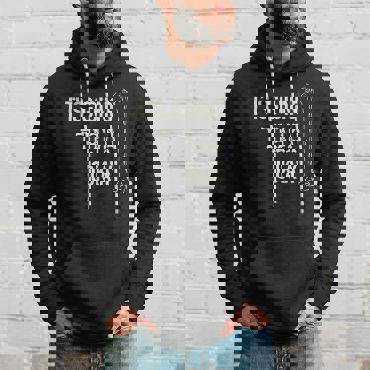 It's Going Tibia Okay Skeleton Bone Dad Joke Pun Orthopaedic Hoodie ...