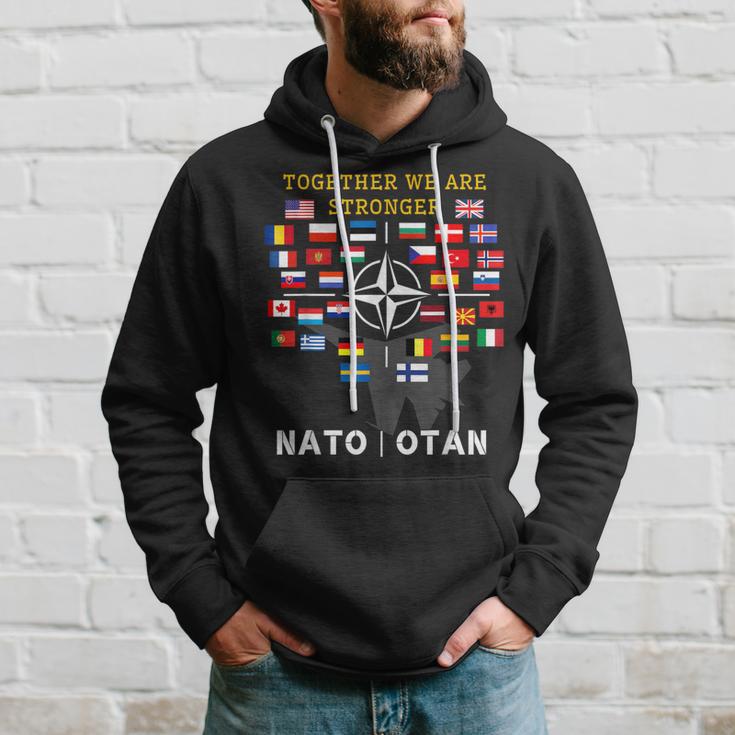 Nato Otan With Finland And Sweden Together We Are Stronger Hoodie ...