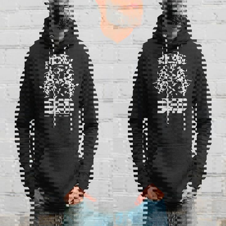 Pit Crew Dad Father Race Car Birthday Party Racing Men Hoodie - Monsterry