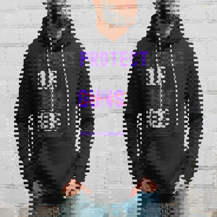 Protect Children Not Guns Orange End Gun Violence Hoodie - Monsterry