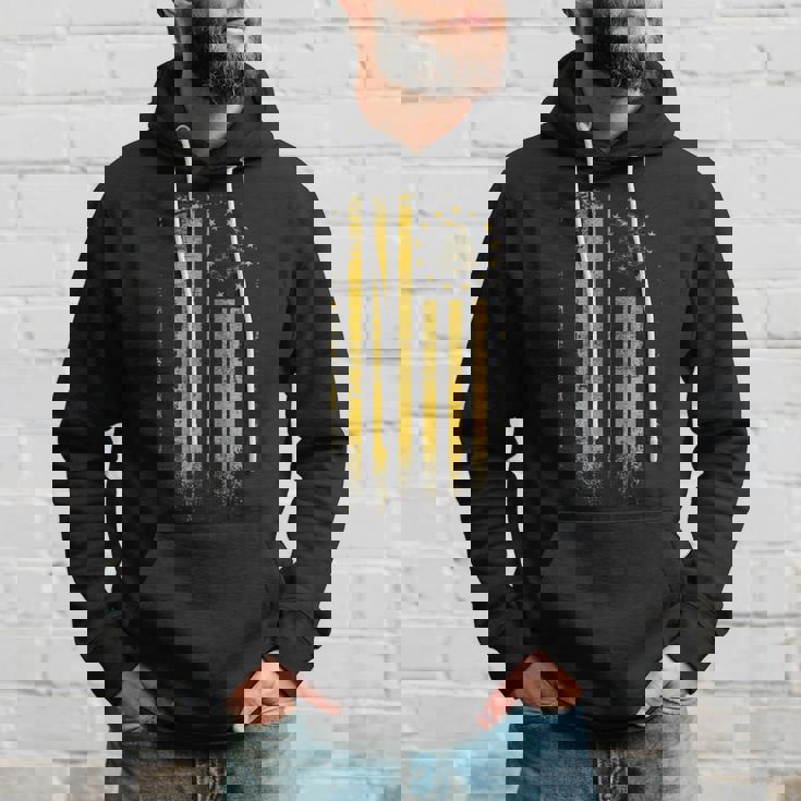 Vintage Betsy Ross Flag 13 Colonies Gadsden Flag Snake Hoodie - Monsterry