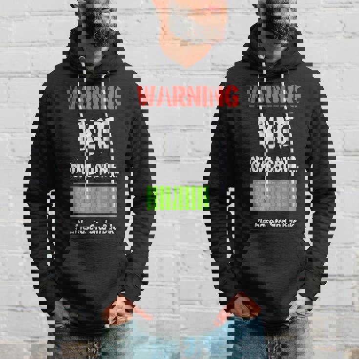 Warning Fart Now Loading Please Stand Back Hoodie - Thegiftio UK