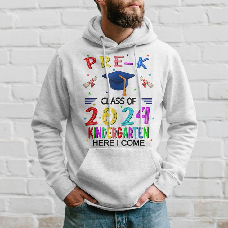 Pre K Graduation Class 2024 Kindergarten Here I Come Hoodie | Mazezy