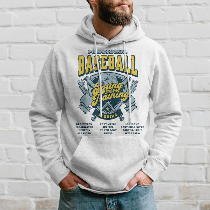 Professional Baseball Spring Training 2024 Florida Cities Hoodie - Seseable