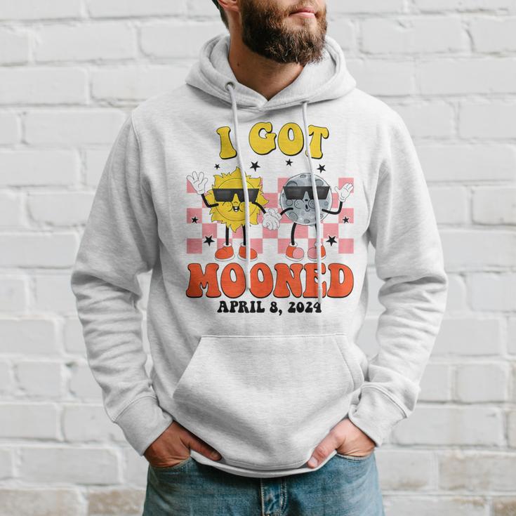 Total Solar Eclipse I Got Mooned April 8 2024 Sun And Moon Hoodie ...