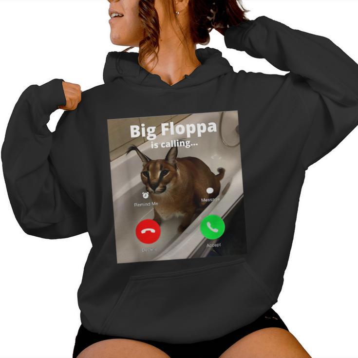 Bañera Big Floppa Está Llamando A Mi Amado Caracal Cat Meme Sudadera ...