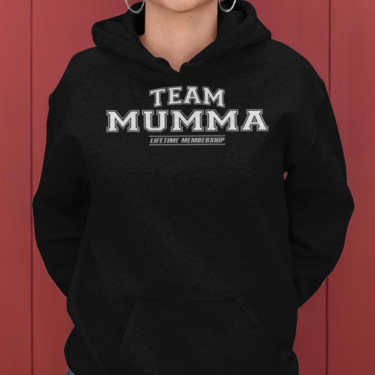 Team Mumma Proud Family Surname Last Name Women Hoodie - Seseable