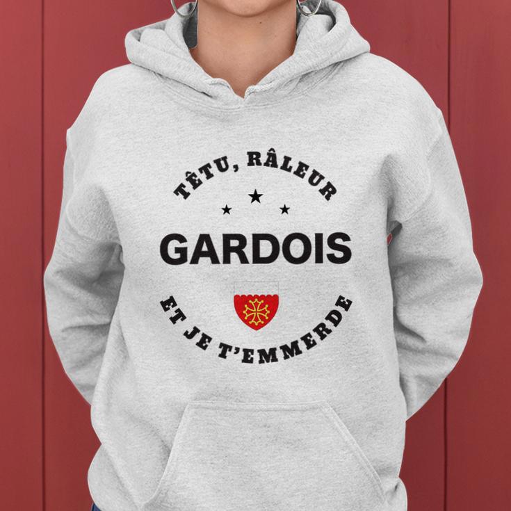 T-Shirt Têtu Râleur Gardois Sweat à capuche femme | Cadeauxyz