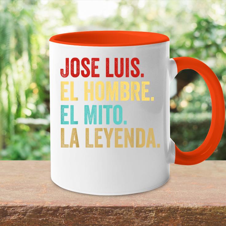Jose Luis El Hombre El Mito La Leyenda Accent Mug - Regaloses