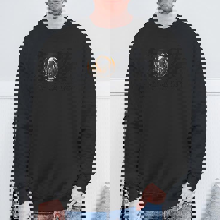 2024 Total Solar Eclipse Family April 8 Sun Totality Sweatshirt | Mazezy