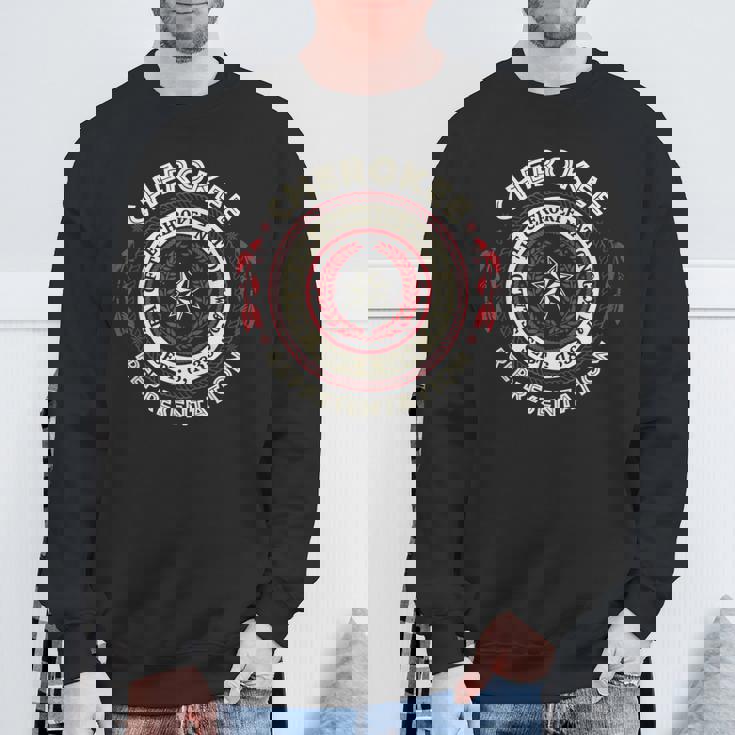Cherokee Nation Cherokee Representation Seal Graphic Sweatshirt - Monsterry