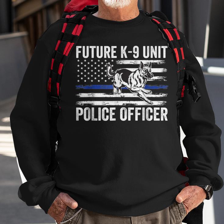 Future K-9 Unit Police Officer Proud Law Enforcement Sweatshirt - Seseable