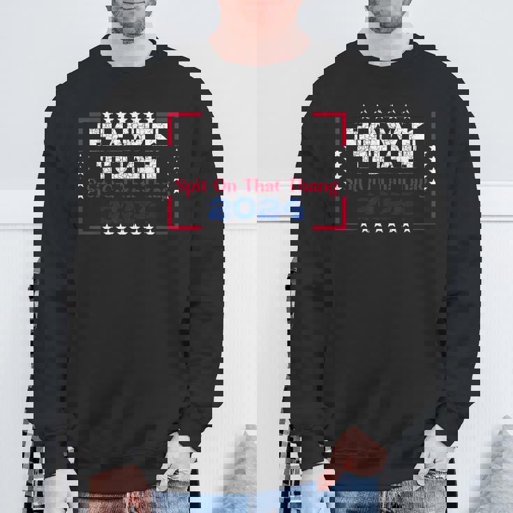 Hawk Thua 2024 Us Flag Color Viral Meme President Election Sweatshirt ...