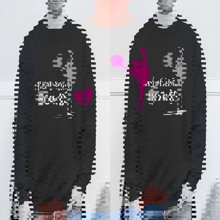 My Heart Beats In 8 Counts Cheerleader Cheerleading Cheer Sweatshirt ...