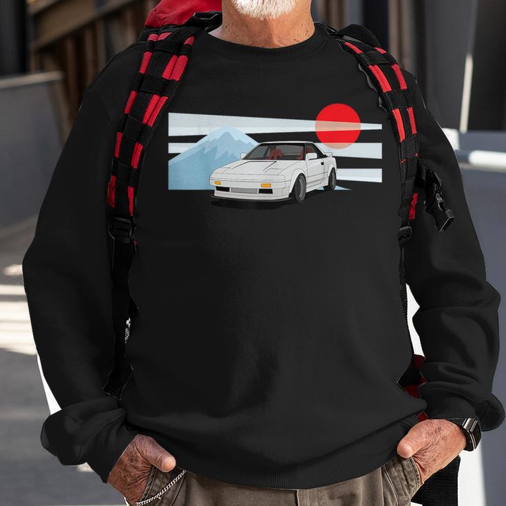 Jdm Mr2 Aw11 Illustrated Graphic Sweatshirt - Monsterry