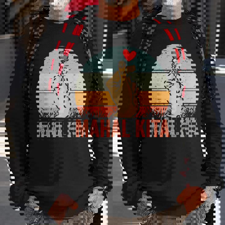 Mahal Kita Retro Pinoy Finger Heart For A Filipino Filipina Sweatshirt ...