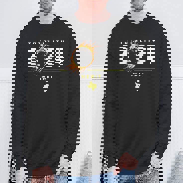 Merit Texas 2024 Total Solar Eclipse Sweatshirt | Mazezy