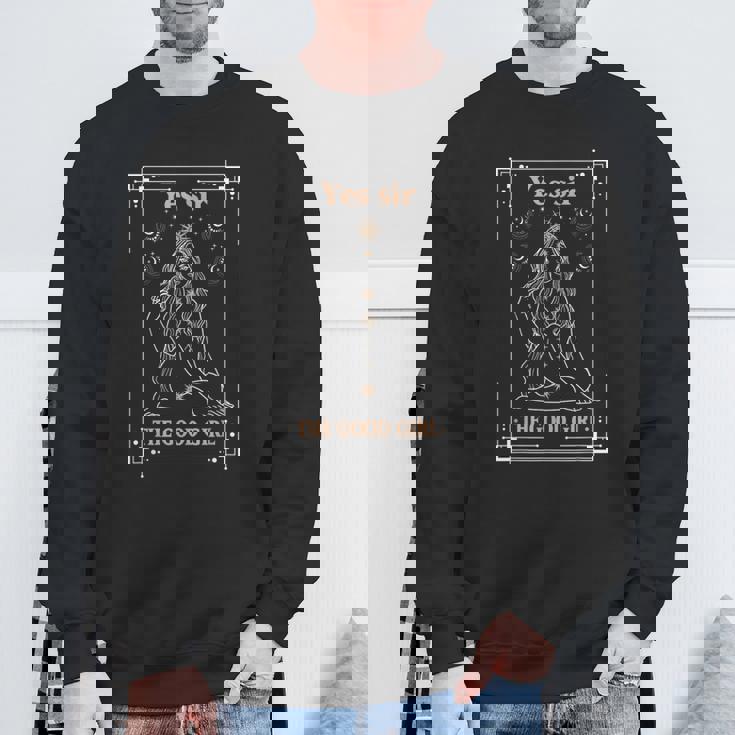 Yes Sir The Good-Girl The Good-Girl Tarot Card Smut Book Sweatshirt ...