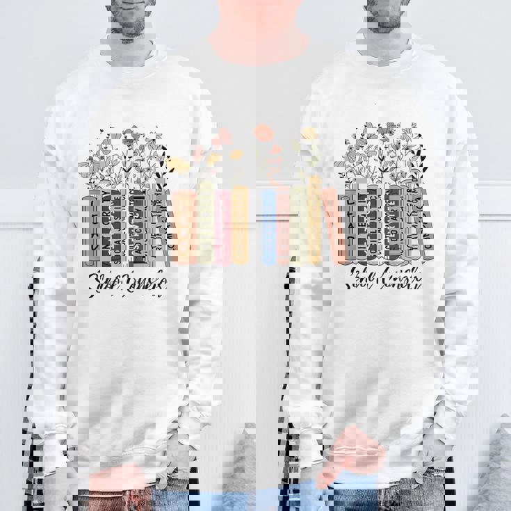 Counseling Week Wildflowers School Counselor National School Sweatshirt ...