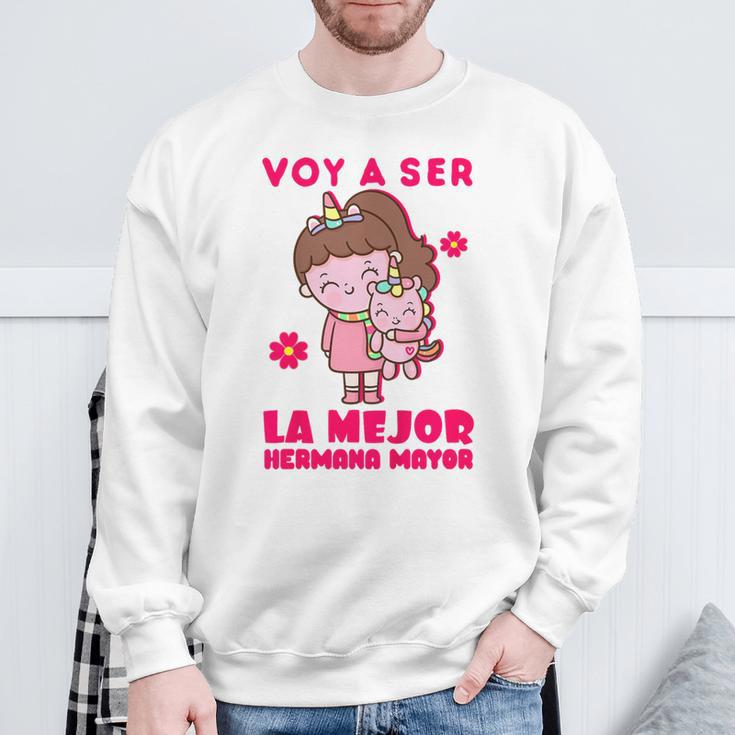 Niñosoy A Ser La Mejor Hermana Mayor Anuncio Del Bebé Unicornio Camisa ...