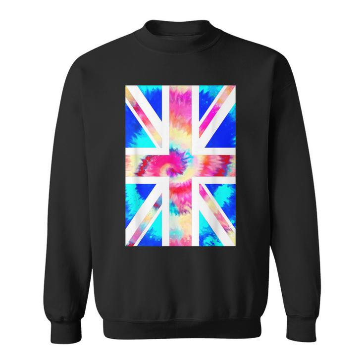 British Flag Tie Dye Union Jack United Kingdom Hippie Punk Men's T ...