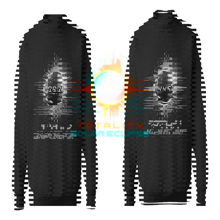 Colorful Total Solar Eclipse 2024 Totality Sweatshirt | Mazezy