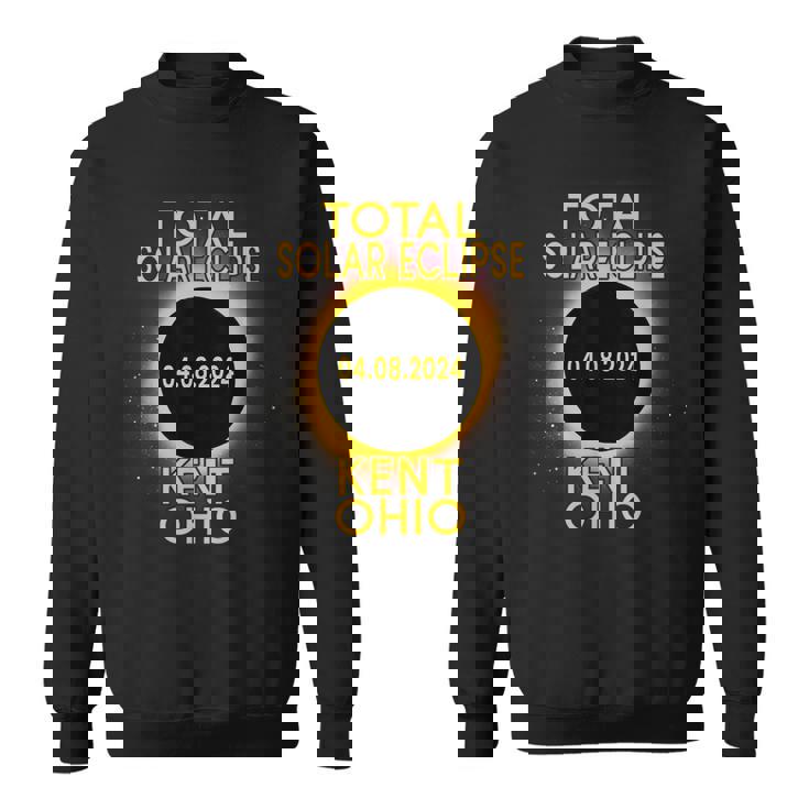 Kent Ohio Total Solar Eclipse 2024 Sweatshirt - Seseable