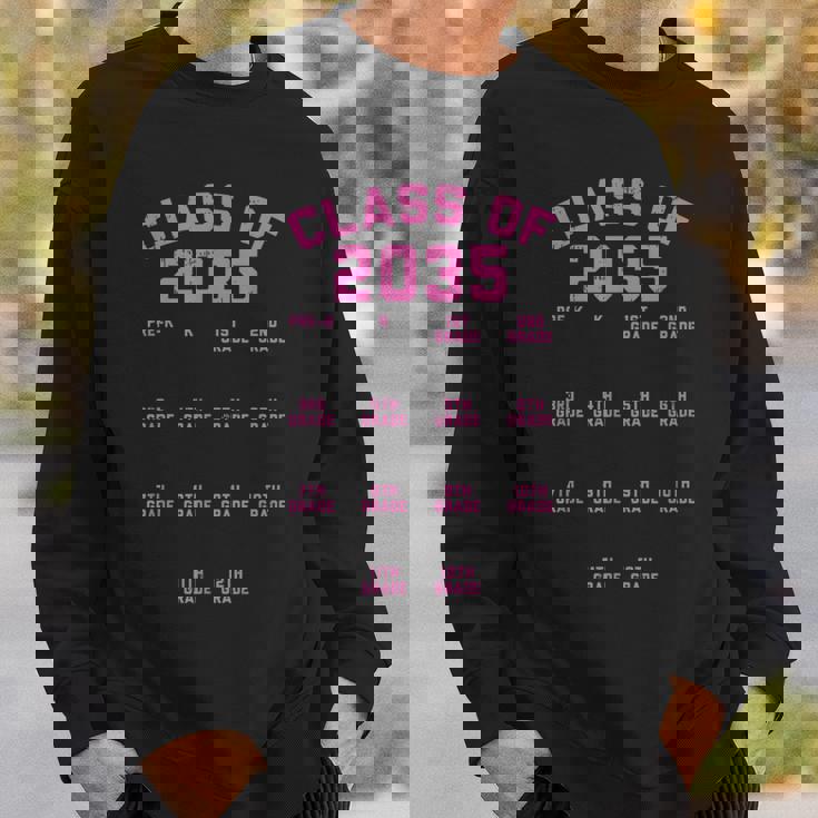 Class Of 2035 Handprint Pre-K Cute Kindergarten Grow With Me Sweatshirt ...