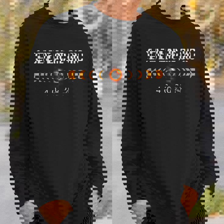 Cleveland Ohio Total Solar Eclipse 2024 Ohio Solar Eclipse Sweatshirt ...