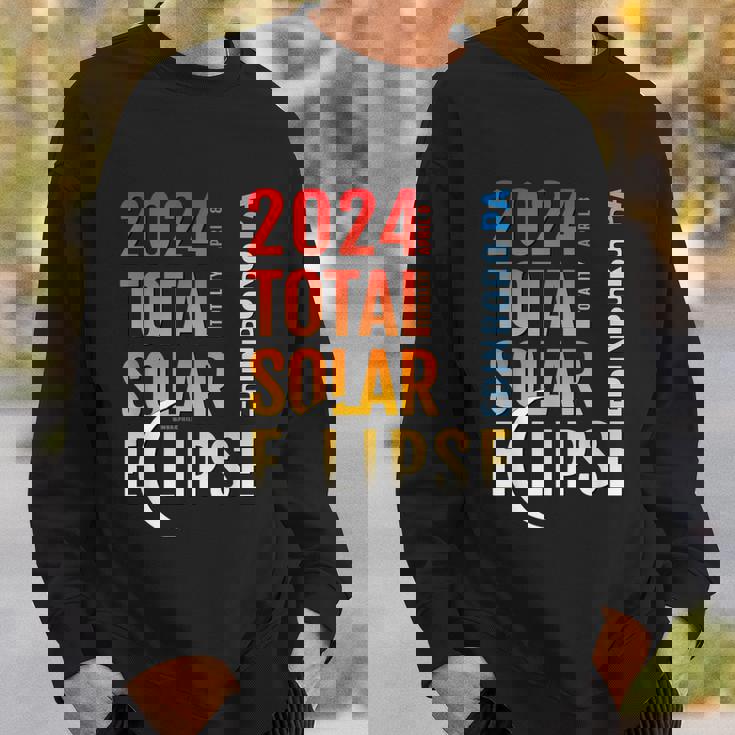 Edinboro Pennsylvania Pa Total Solar Eclipse 2024 5 Sweatshirt - Seseable