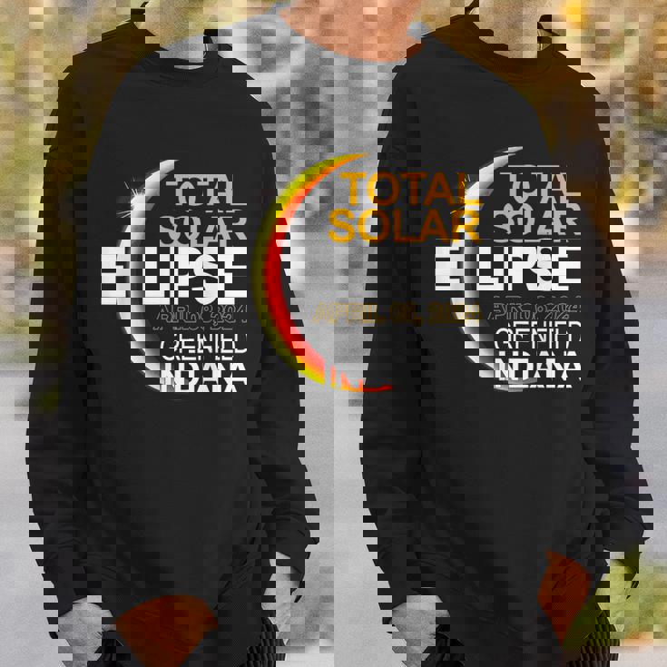 Greenfield Indiana Total Solar Eclipse April 8 2024 Sweatshirt | Mazezy