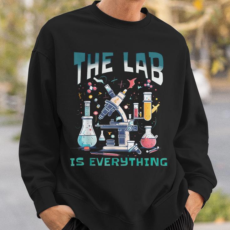 The Lab Is Everything Medical Lab Tech Lab Week 2024 Sweatshirt - Monsterry