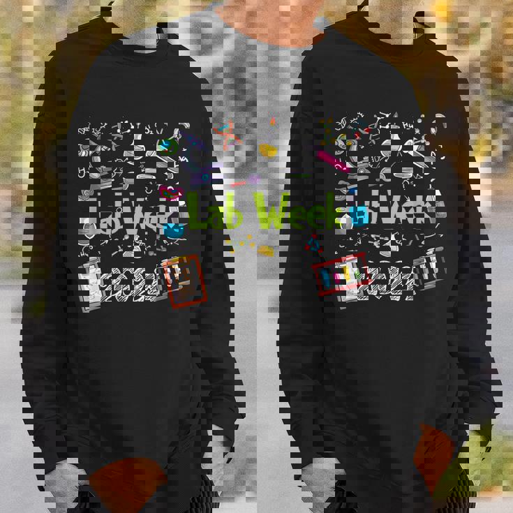Lab Week 2024 Retro Medical Laboratory Tech Lab Week Sweatshirt - Seseable