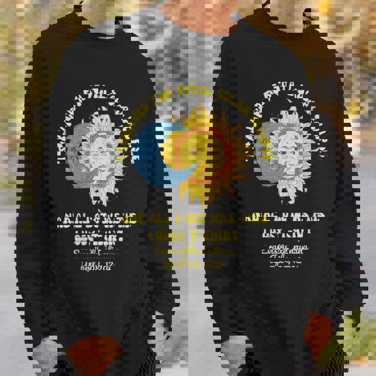 Total Solar Eclipse Evansville Indiana April 8 2024 Retro Sweatshirt ... Total Solar Eclipse Evansville Indiana April 8 2024 Retro Sweatshirt ...