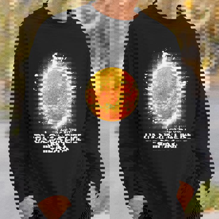 Totality Indiana 2024 American Total Solar Eclipse Sweatshirt | Mazezy