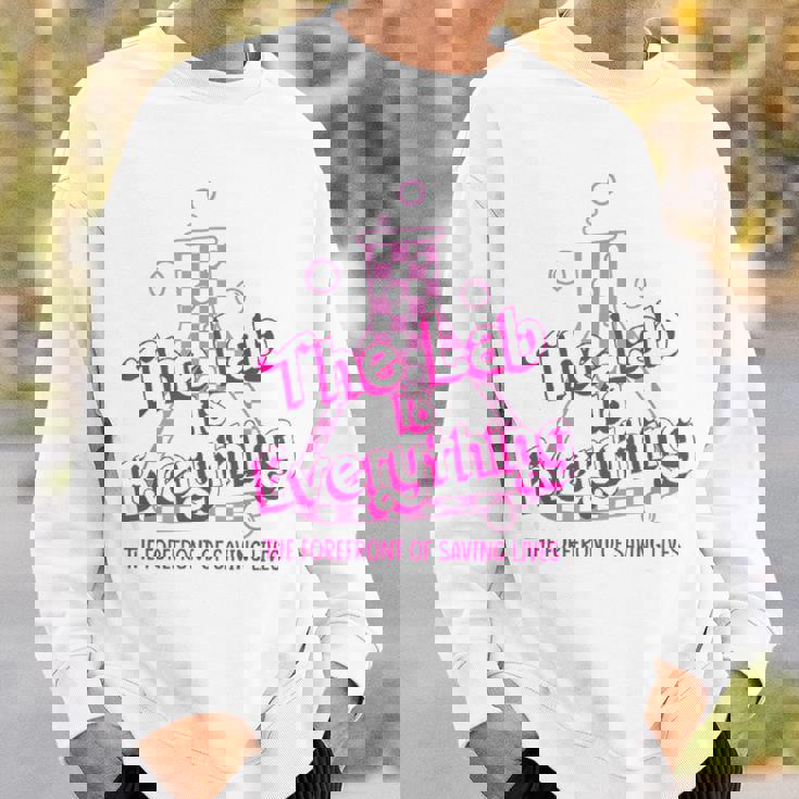 The Lab Is Everything Retro Lab Tech Lab Week 2024 Sweatshirt - Monsterry