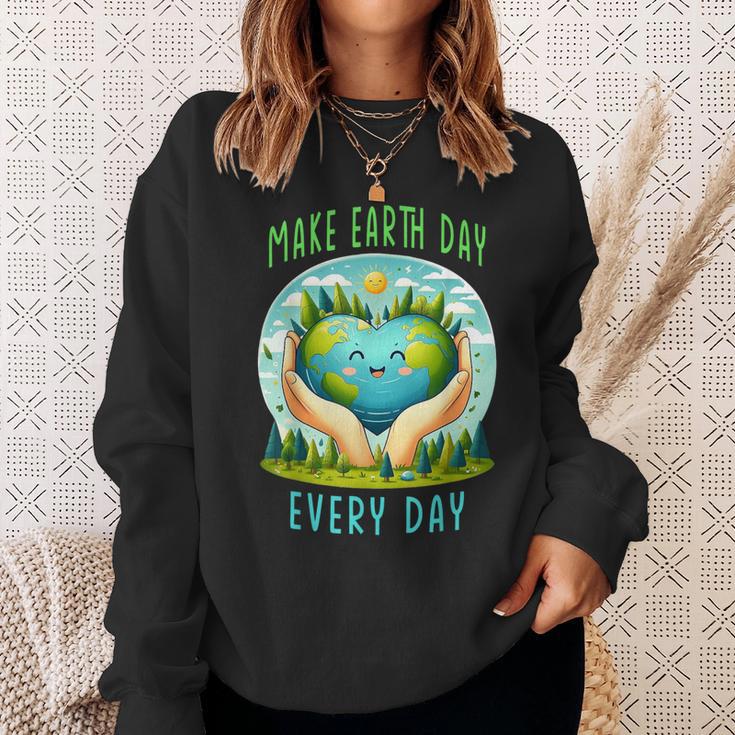 Earth Day 2024 Make Earth Day Every Day Cute Earth Day Sweatshirt ...