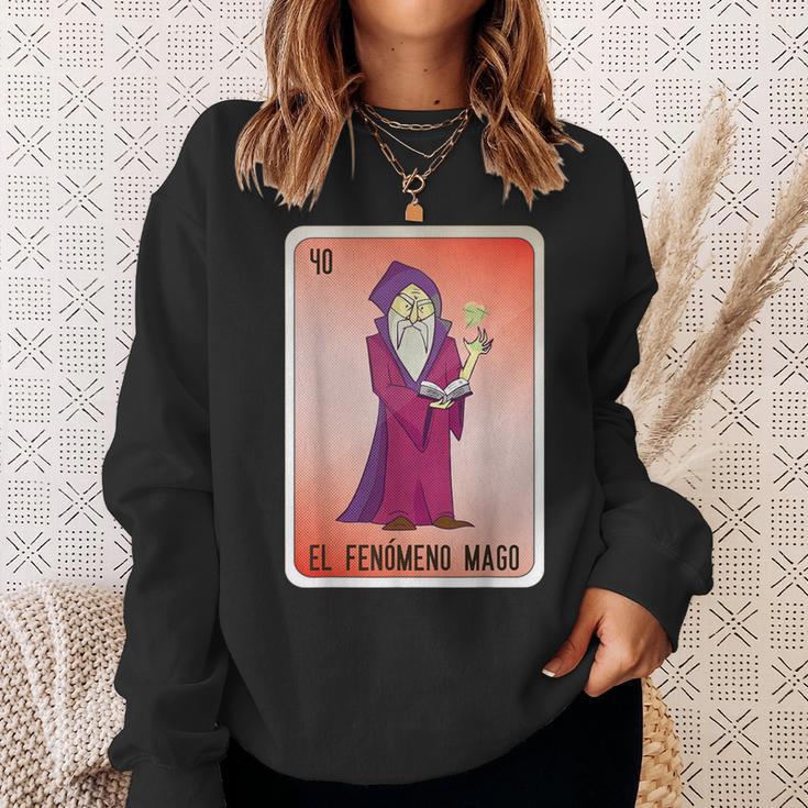 El Fenómeno Mago Mexican Slang Chicano Bingo Cards Sweatshirt - Monsterry