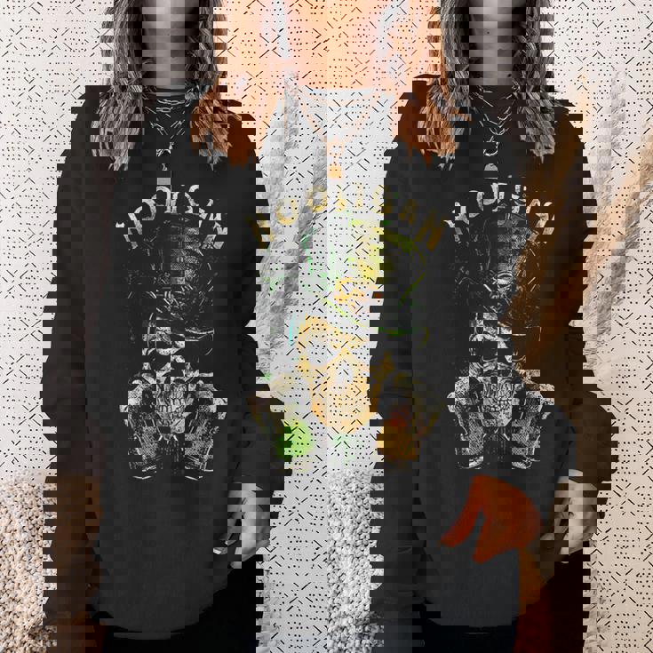 Hooligan Skull Beer Irish Sweatshirt - Monsterry