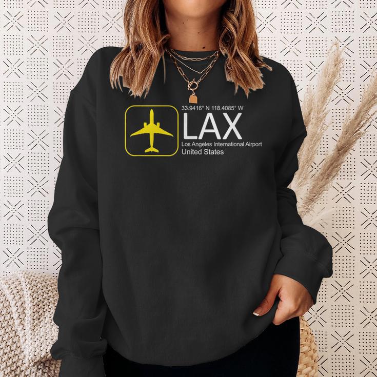 Los Angeles Airport California Crew Lax Flight Crew Sweatshirt - Monsterry