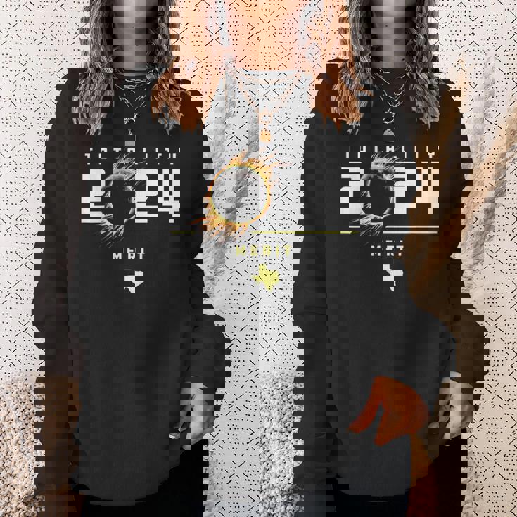 Merit Texas 2024 Total Solar Eclipse Sweatshirt | Mazezy