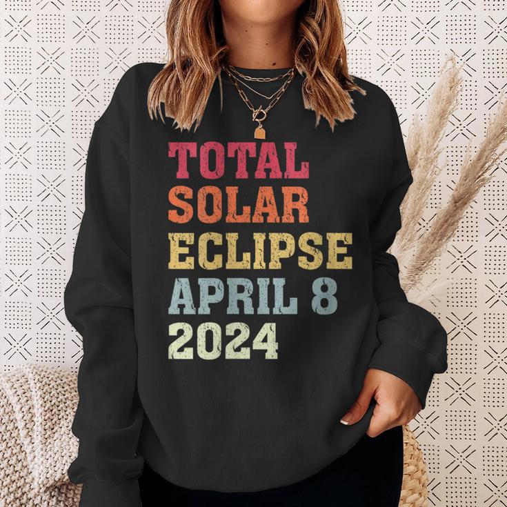 Total Solar Eclipse Phases April 8Th 2024 Solar Eclipse Sweatshirt ...