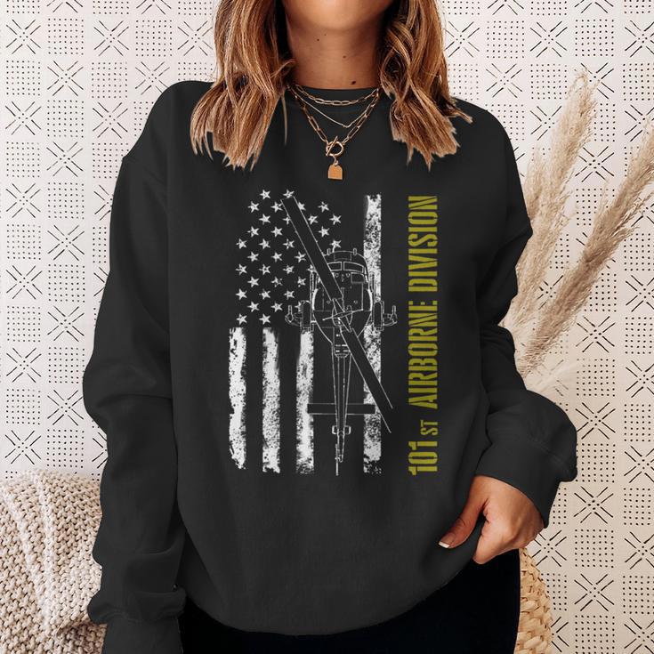 Uh-1 Huey Military Helicopter 101St Airborne Division Sweatshirt ...