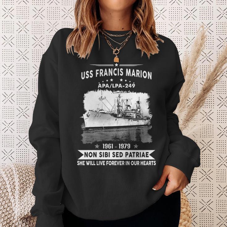 Uss Francis Marion Lpa 249 Apa Sweatshirt | Mazezy
