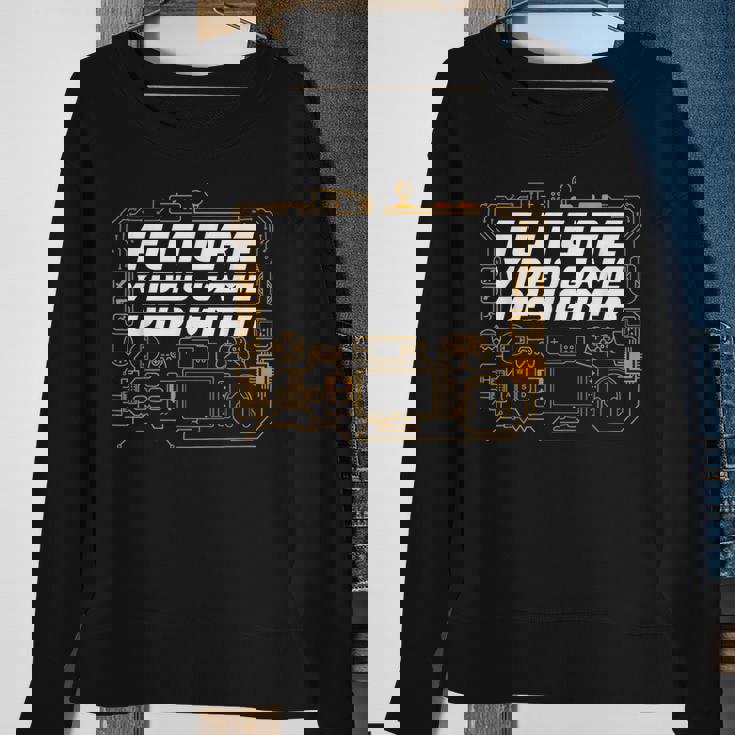 Future Video Game er Programmer Coding Gamer Sweatshirt - Monsterry