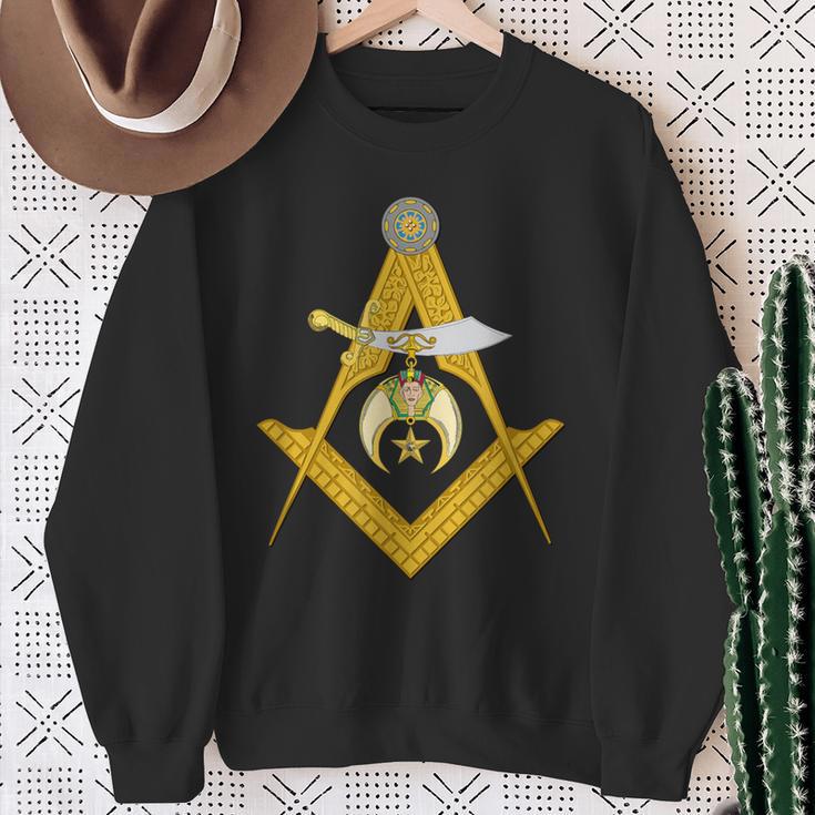 Masonic Square And Compasses Shriners Dad Father's Day Sweatshirt ...
