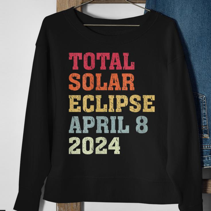 Total Solar Eclipse Phases April 8Th 2024 Solar Eclipse Sweatshirt ...